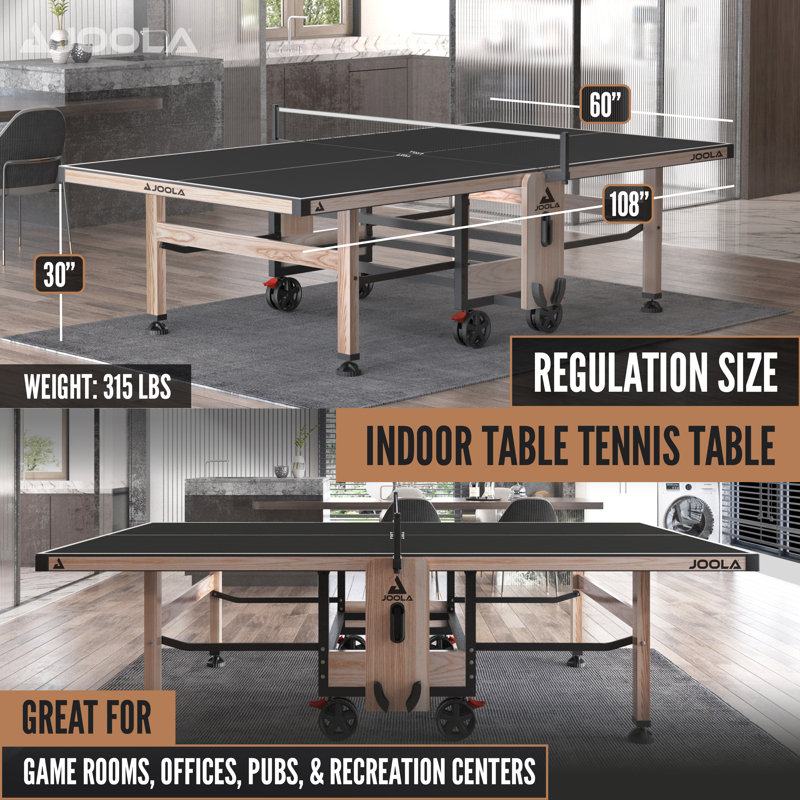 Joola USA JOOLA Madeira Indoor Table Tennis Table - Wood & Steel ...