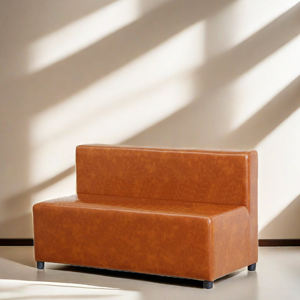 Hokku Designs Artificial Leather Double Sofa Bench Two-piece Set ...