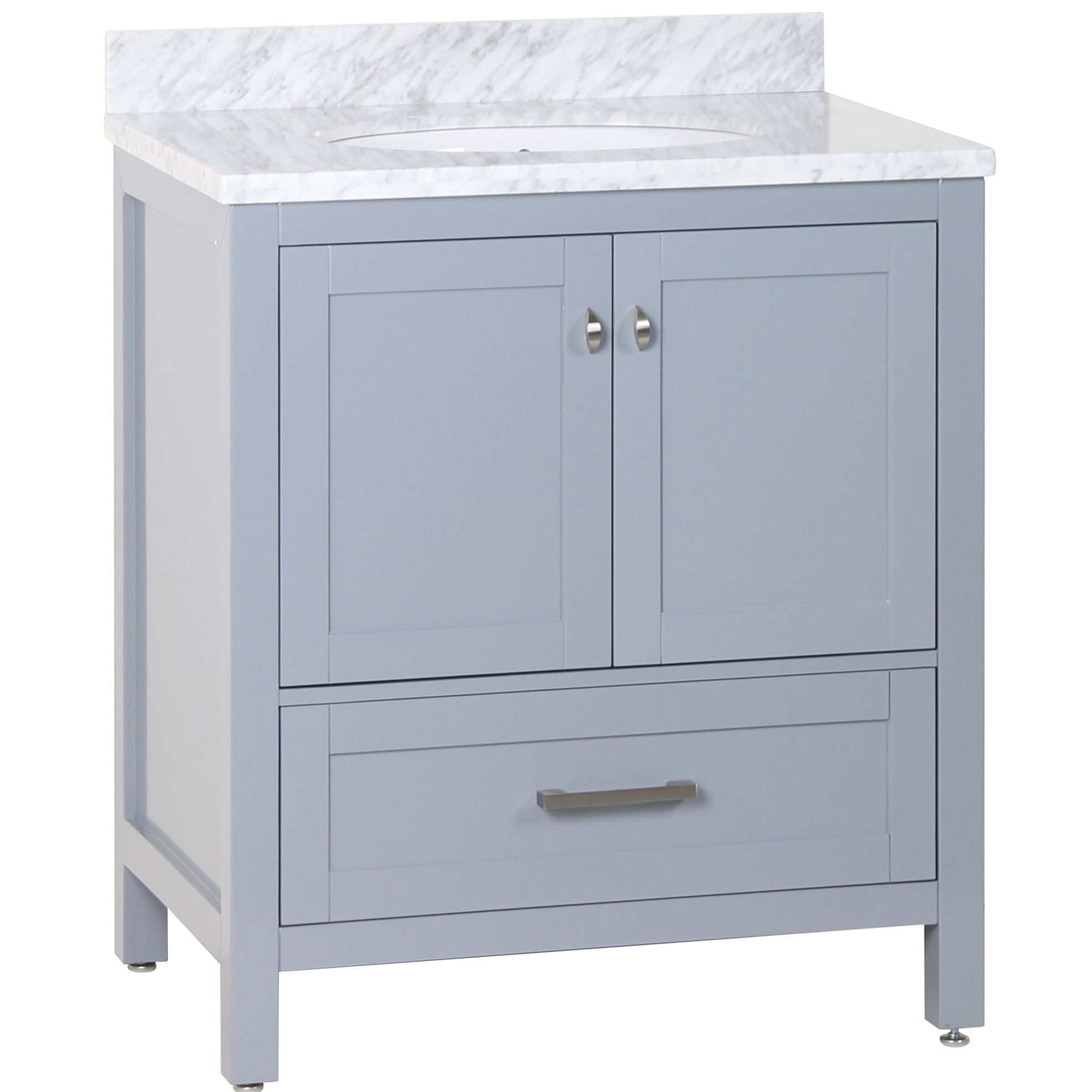AA Warehousing Zenith 30" Single Bathroom Vanity Set | Wayfair