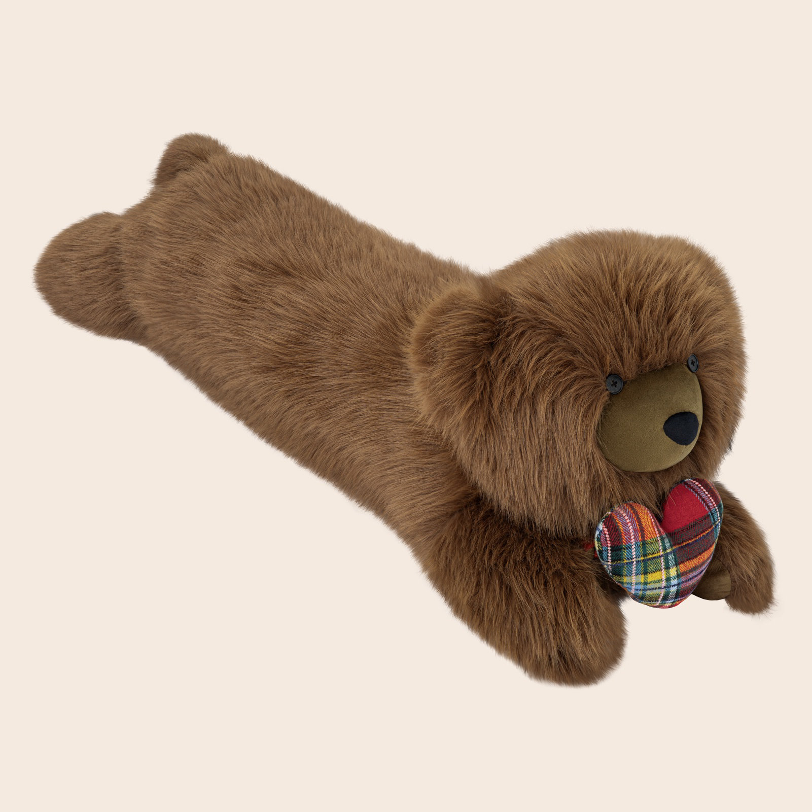 Phantoscope Christmas Animal Series, Bear Shaped Throw Pillow With ...