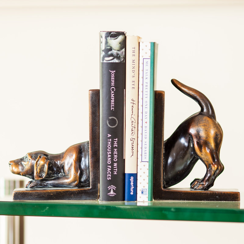 Red Barrel Studio® Nolley Traditional Labrador Dog Non Skid Bookends ...