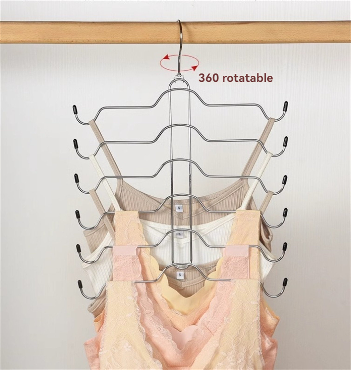 Rebrilliant Multi-Layer Steel Clothes Hanger | Wayfair