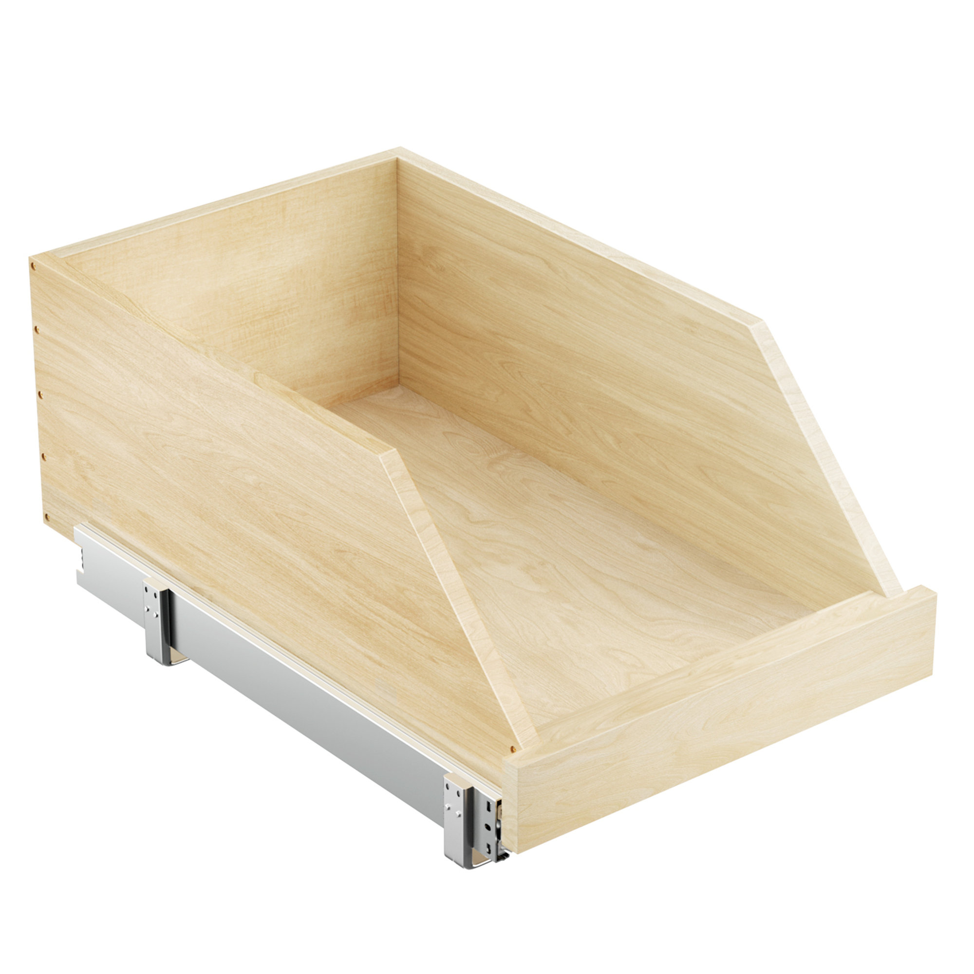 Rebrilliant Hard Close Wood Slide Out Shelves Cabinet Storage and ...