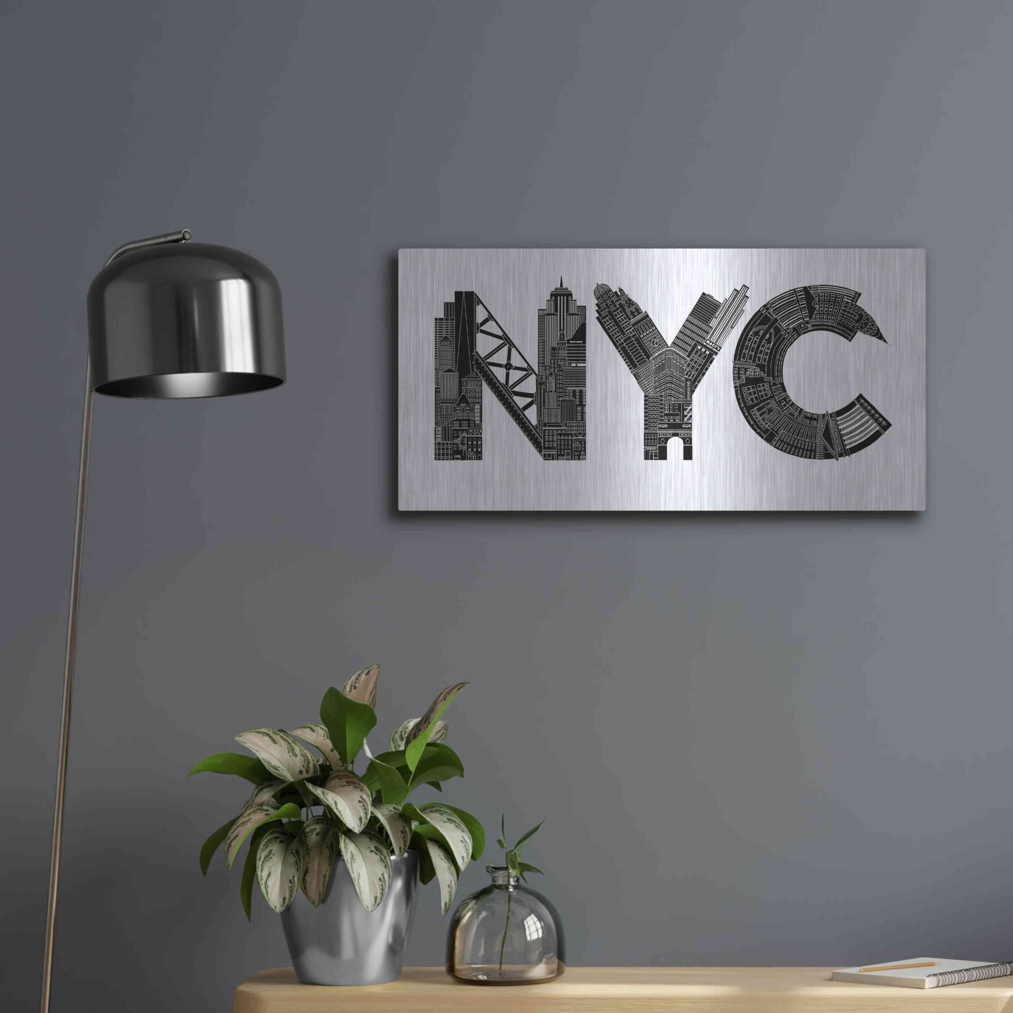 Winston Porter 'NYC' by Robert Farkas, Metal Wall Art | Wayfair