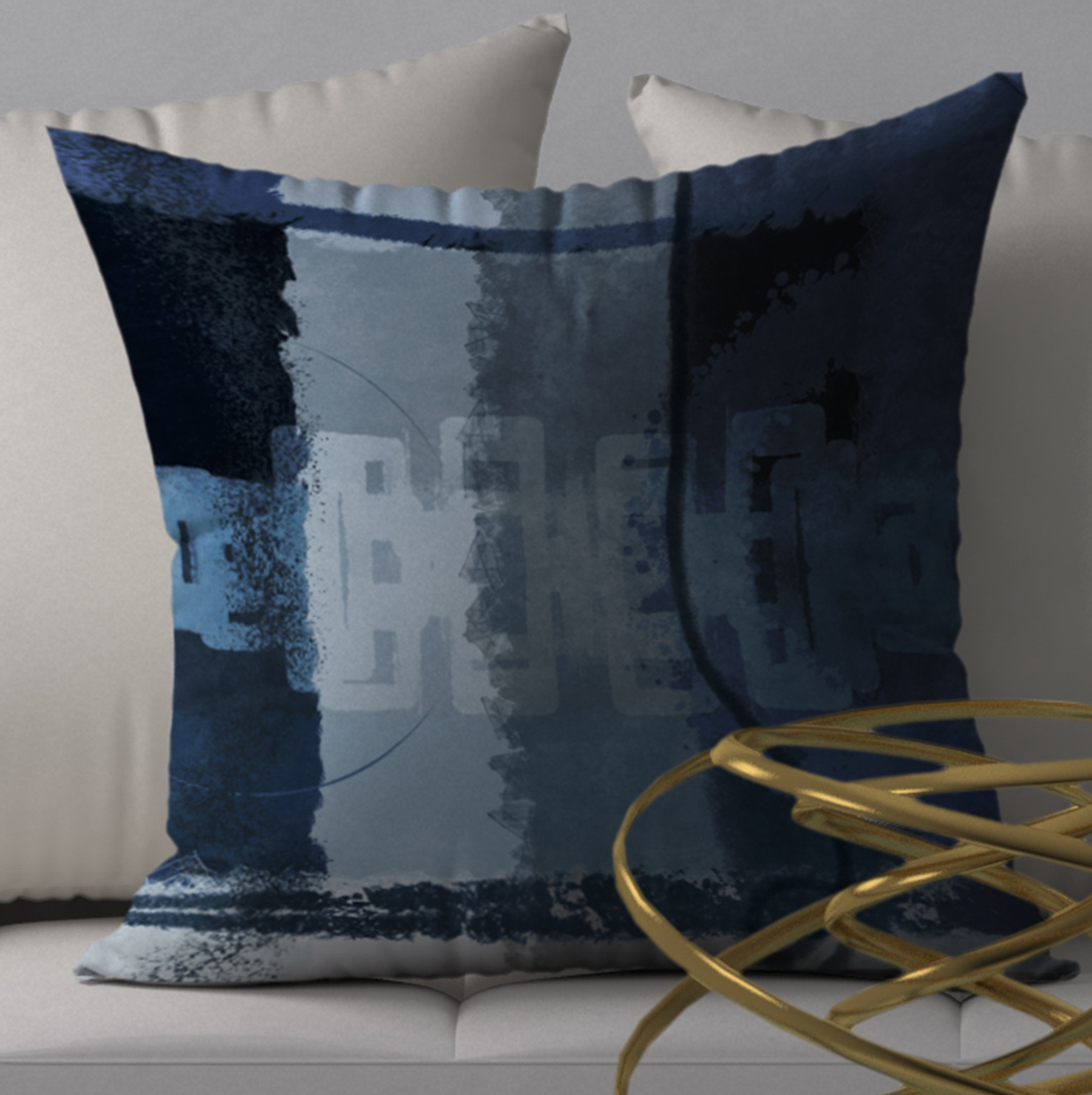LeRoi Products Gorgeous Dimple Decorative Square Pillow Cover & Insert ...