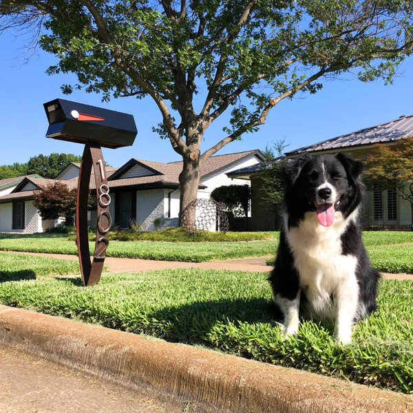 Modbox USA Modern Post Mounted Mailbox & Reviews | Wayfair