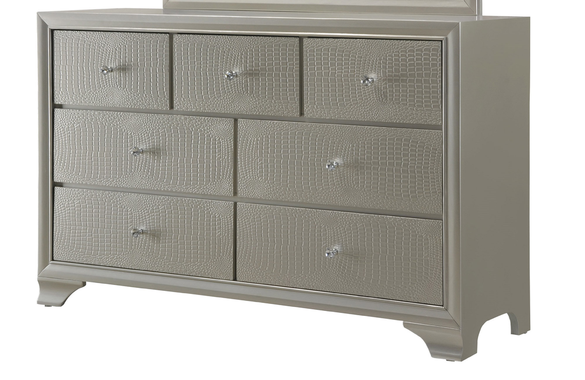 Rosdorf Park 1Pc Modern Glam Style Finish Glam Seven Drawer Dresser ...