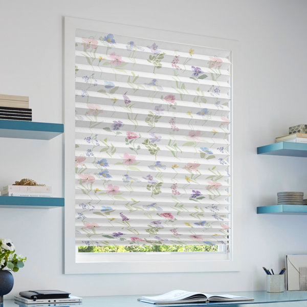 Winston Porter Pleated Window Shades, No Drill, Stick-On, Cordless Self ...