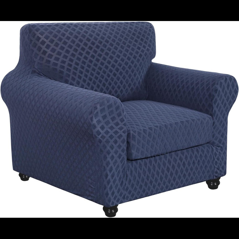 Cozy Oasis Stretch Sofa Cover Couch Covers, 2 Piece Armchair Slipcover ...