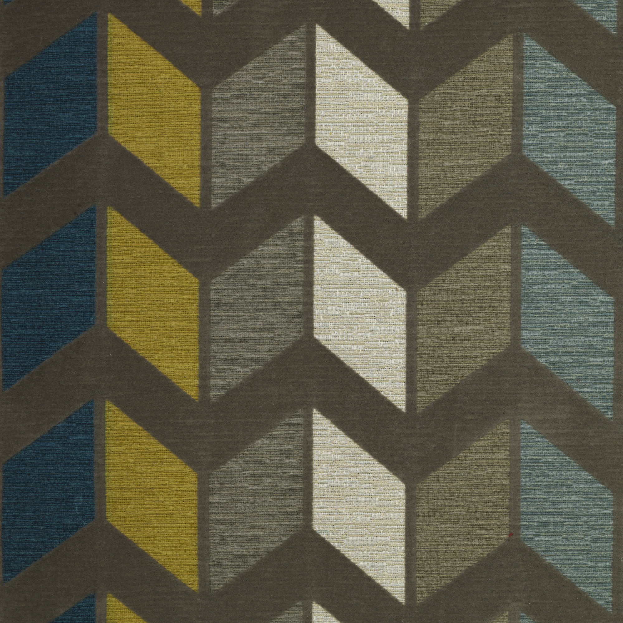 Top Fabric Zeppelin- Chevron Pattern Cotton Blended Texture Upholstery ...