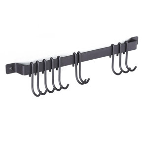 Rebrilliant Metal Straight Wall Mounted Pot Rack & Reviews | Wayfair