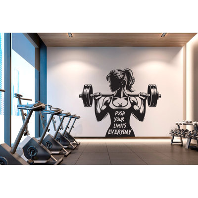 crossfit gym wall art