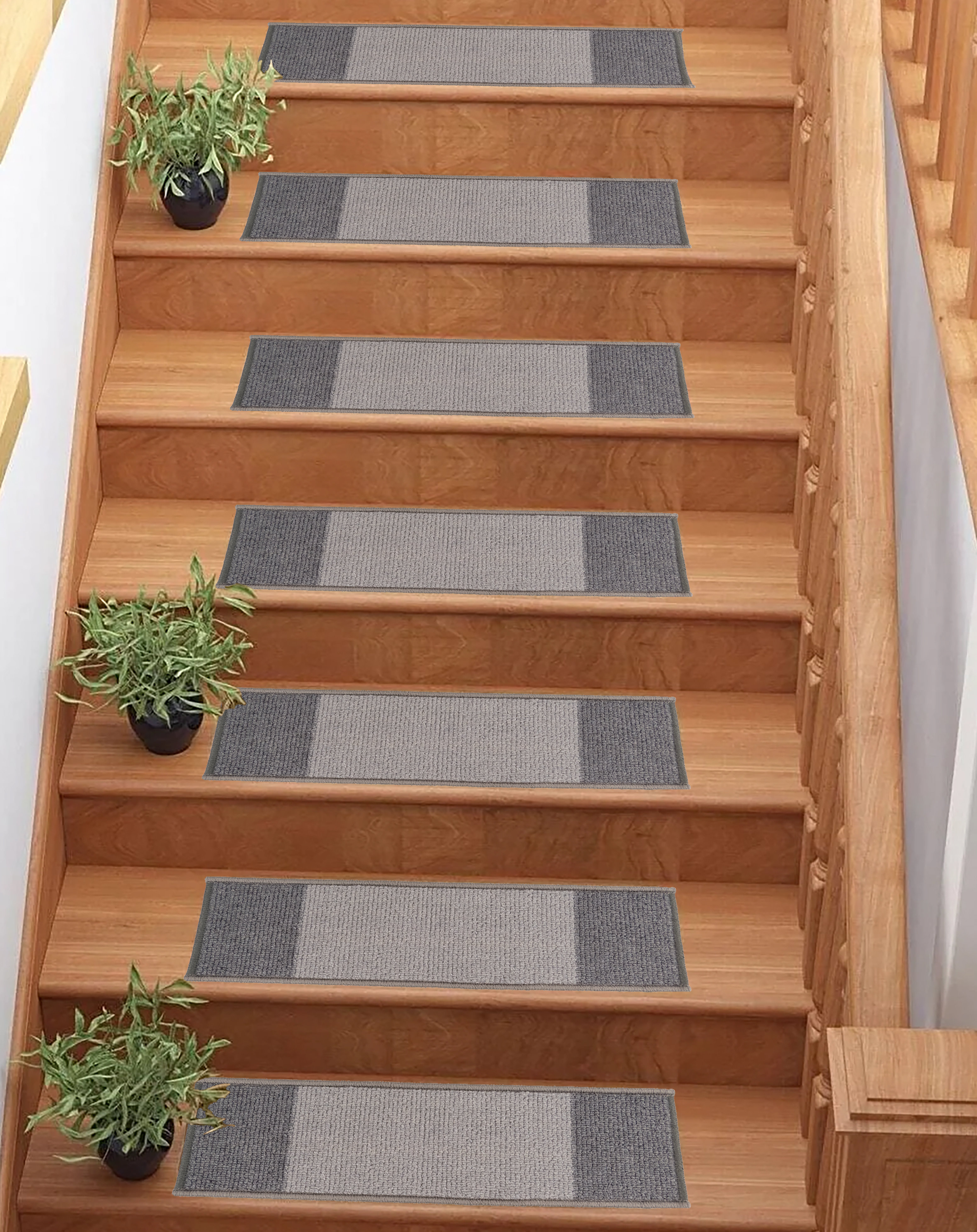 Latitude Run® CUSTOM SIZE WASHABLE SLIP RESISTANT SOLID BORDER GRAY ...