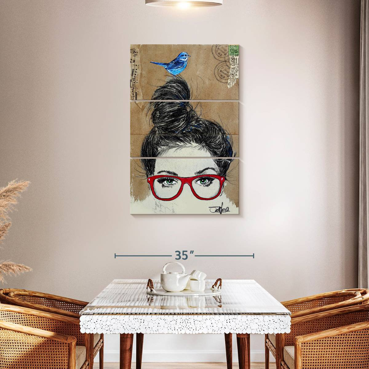 Elephant Stock Birdy Girl | Wayfair