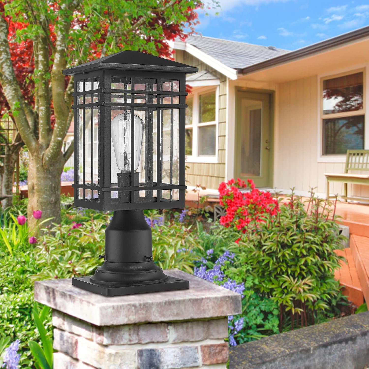 Red Barrel Studio® Outdoor Post Lights Fixture Exterior Post Lantern ...