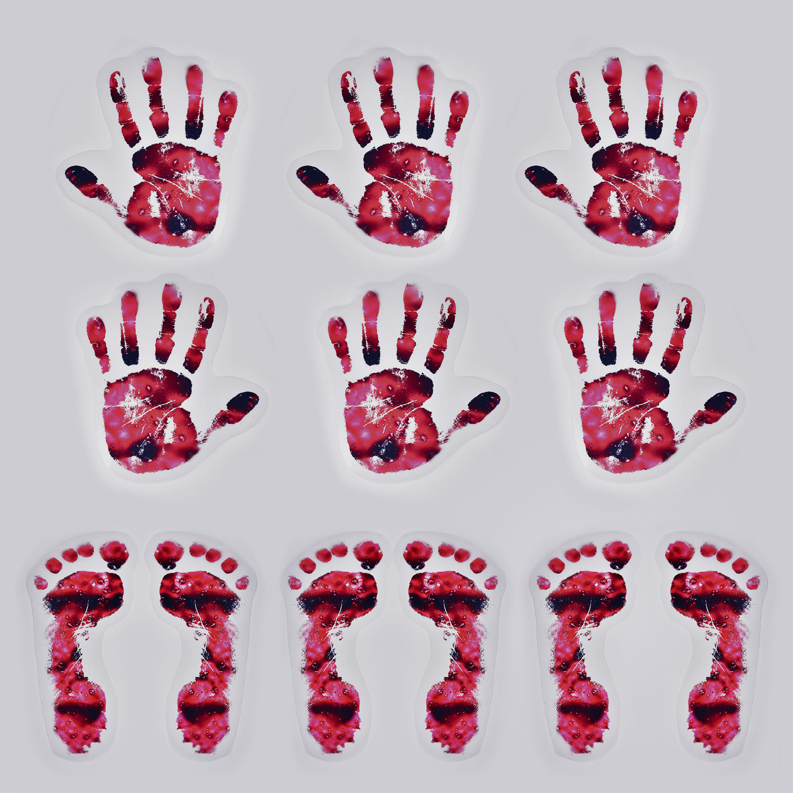 The Holiday Aisle® Handprint Footprint Halloween Decorations Garden ...