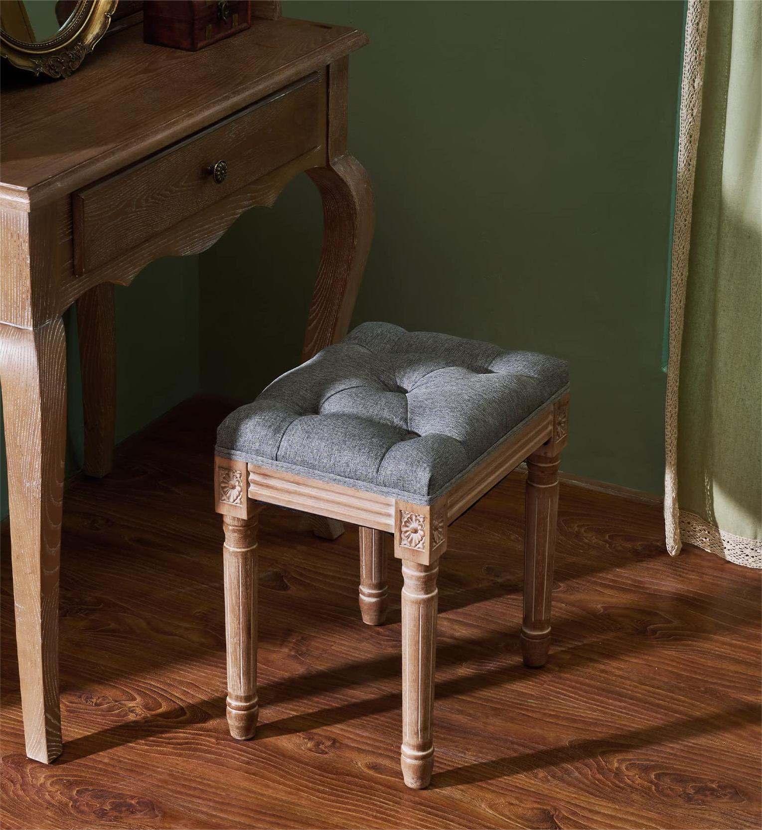 Ophelia & Co. Darielle Unfinished Solid Wood Accent Stool - Wayfair Canada