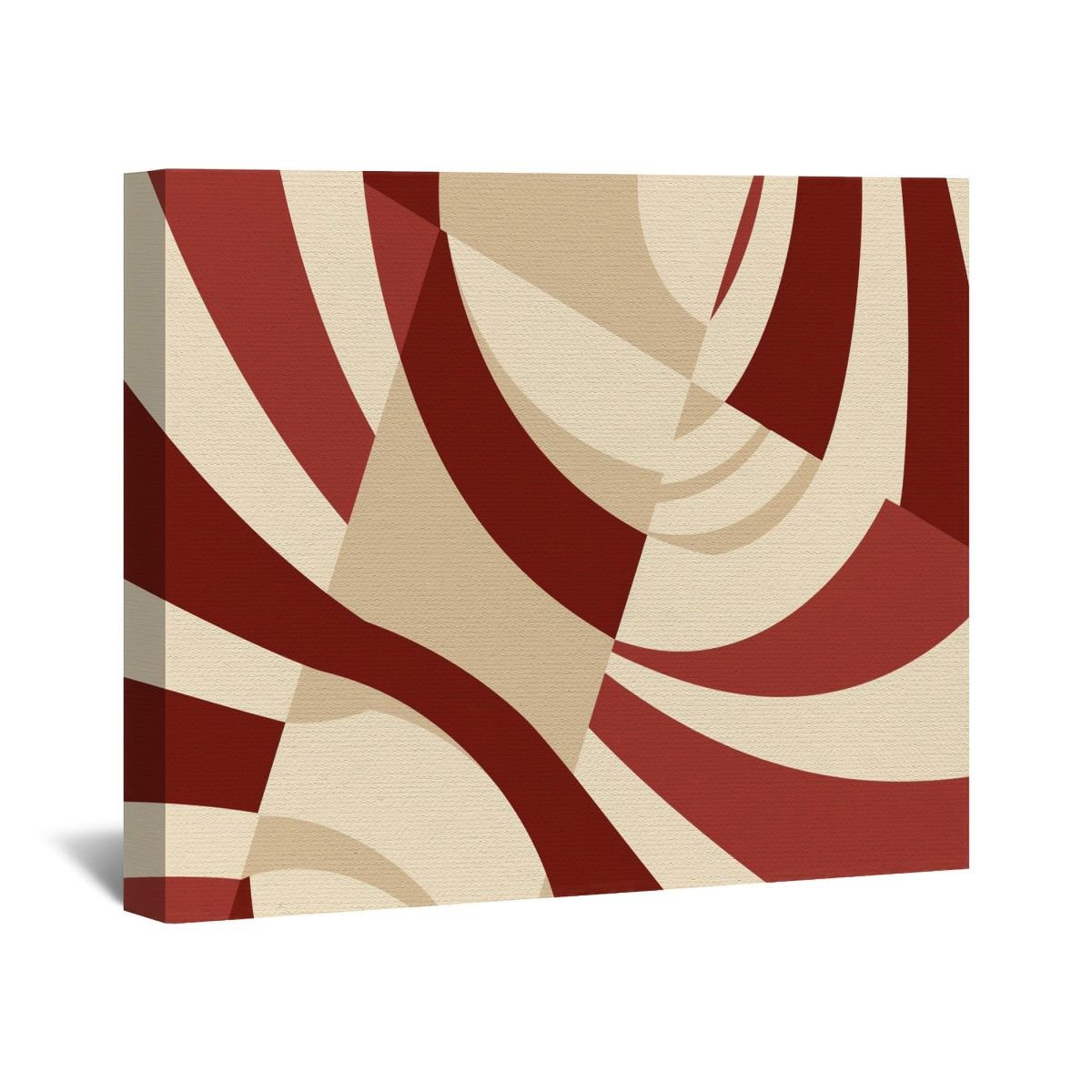 Wrought Studio Spiral Swirls Canvas Wrap - Cool Pattern Wall Decor ...