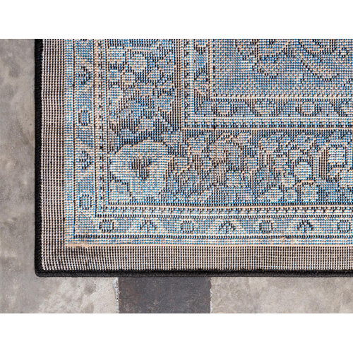 World Menagerie Balthrop Oriental Black Area Rug & Reviews | Wayfair