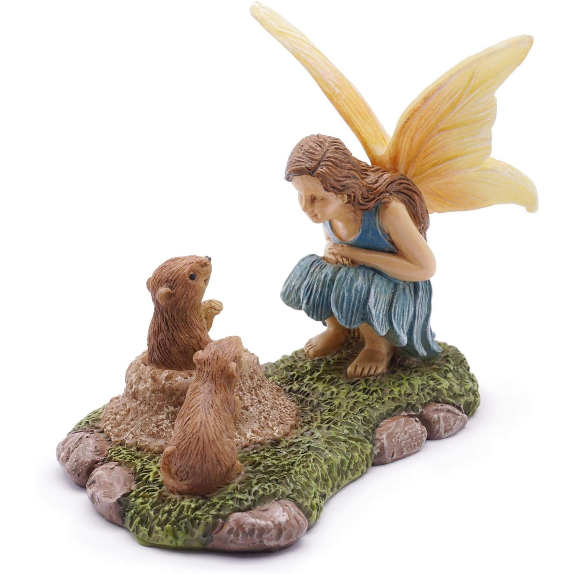 Trinx Jiashu Fairy Garden Statue, Woodland Knoll Collection, Small Talk ...