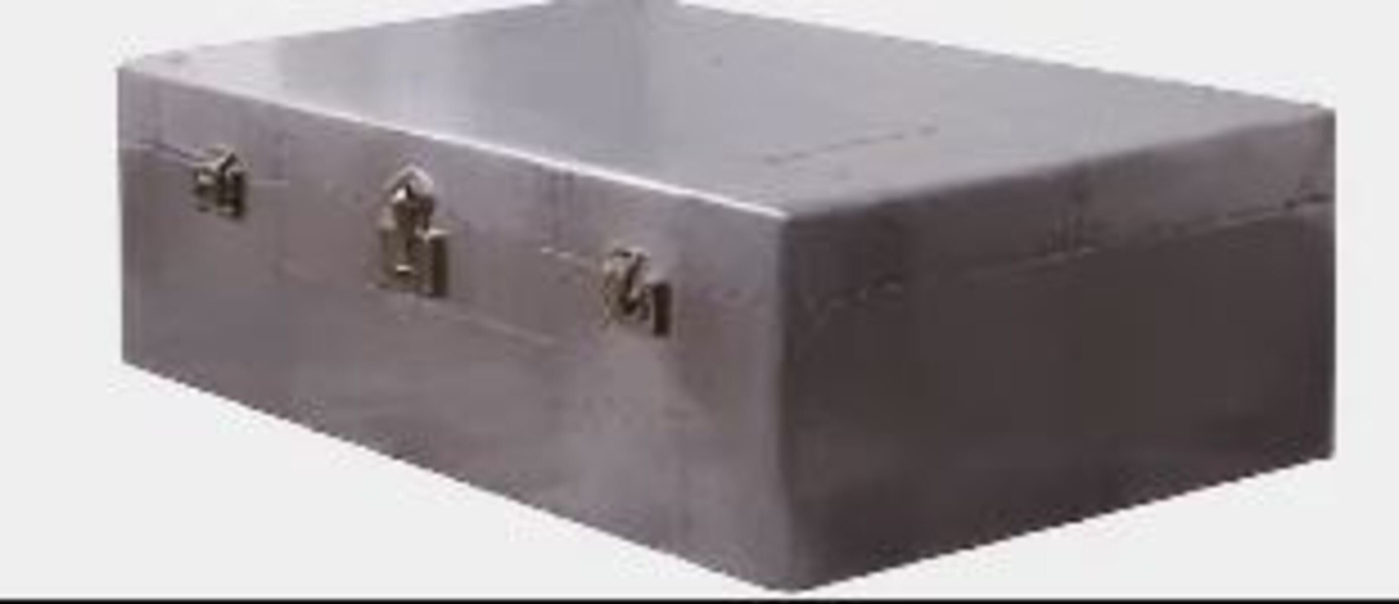 Walnut Decor Poke Steel Storage Trunk - Wayfair Canada