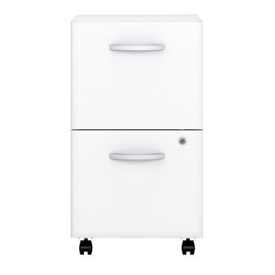 Bush Business Furniture Easy Office 20'' Wide 2 -Drawer Mobile File ...