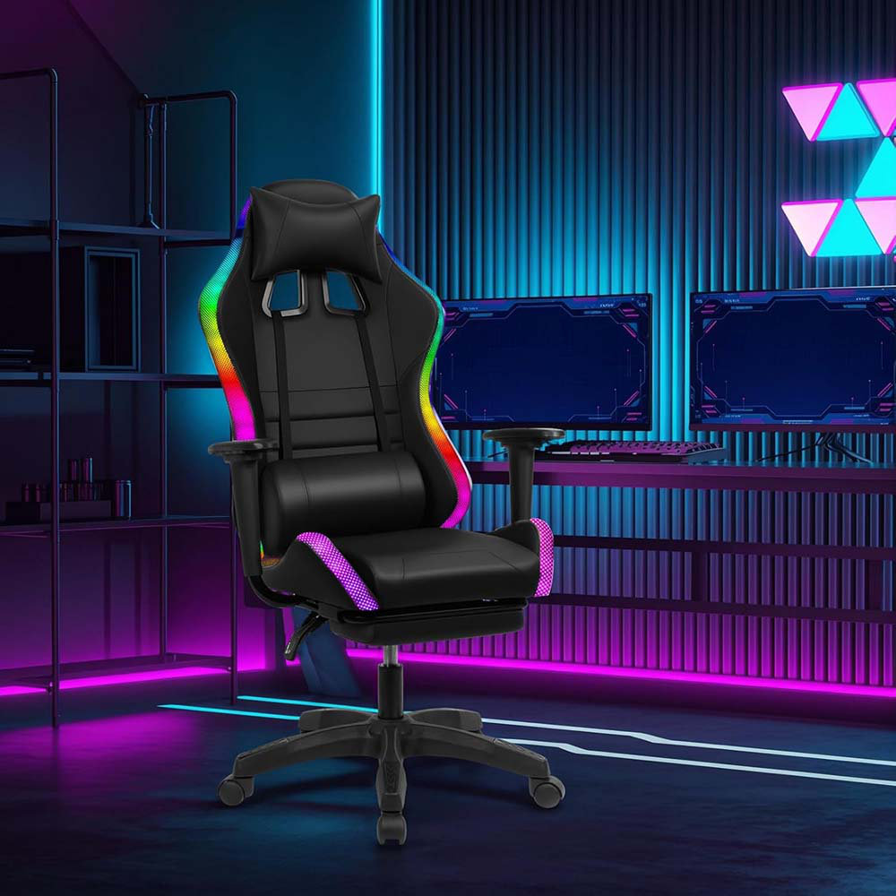 Inbox Zero Gaming Chair,Office Massage Computer Chair With Bluetooth ...