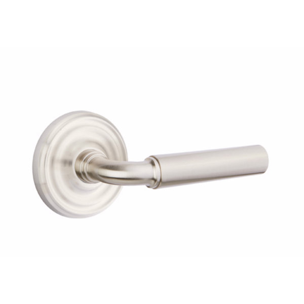 Emtek Privacy Leverset w/ Regular Rosette & Manning Lever | Wayfair