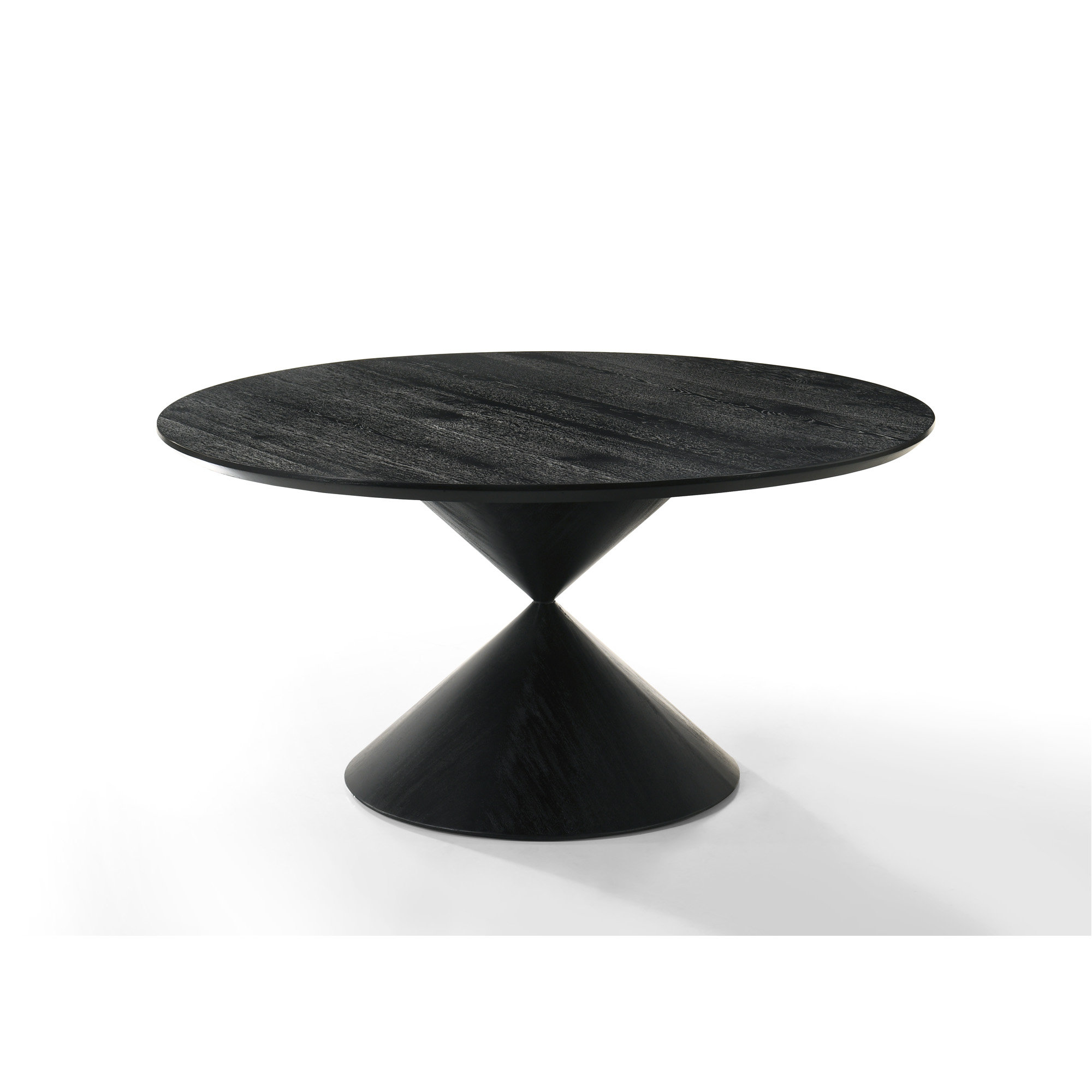 Astoria Grand Exquisite Pedestal Dining Table With Graceful Hourglass ...