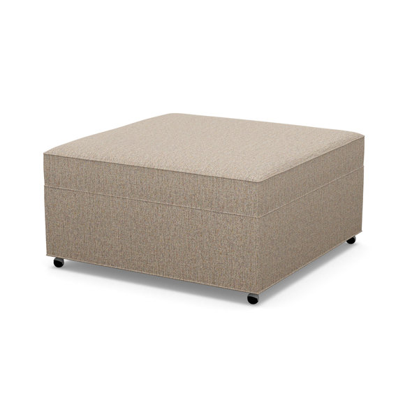 Paul Robert 36" Wide Square Standard Ottoman with Caster | Perigold