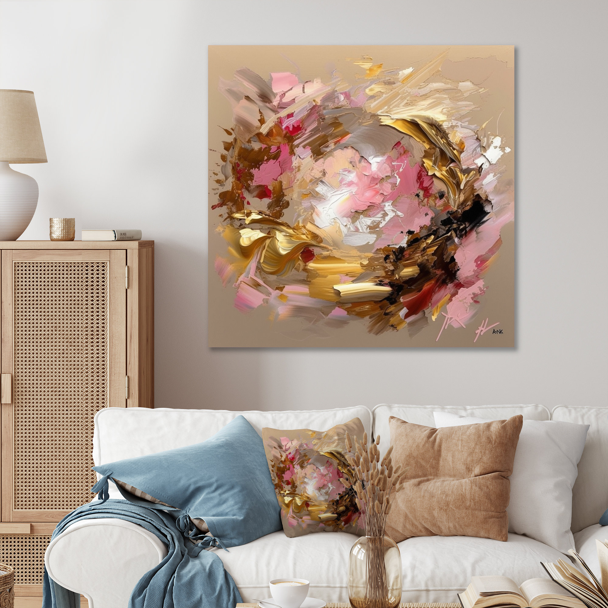 Wrought Studio Glam Revelations Abstract Expressionism - Peinture ...