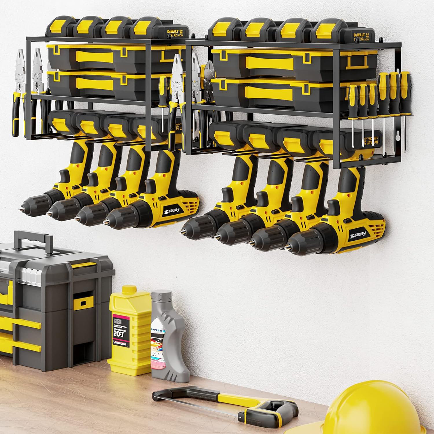 TWDAI Spacecare Wall Mounted Tool Organizer - Heavy Duty Tool Rack With ...