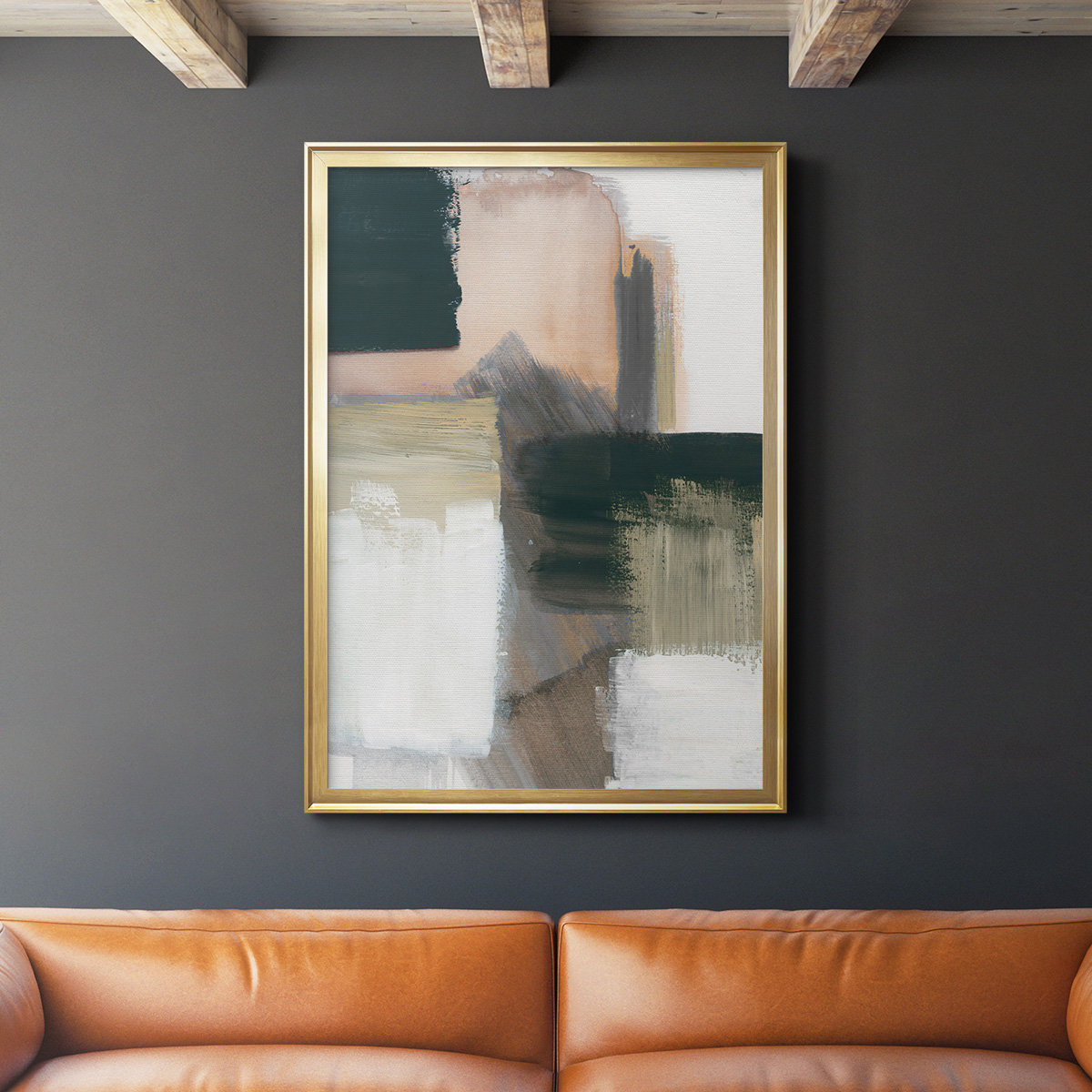 Wexford Home Marble Block Symmetry III Premium Framed Print - Ready To ...