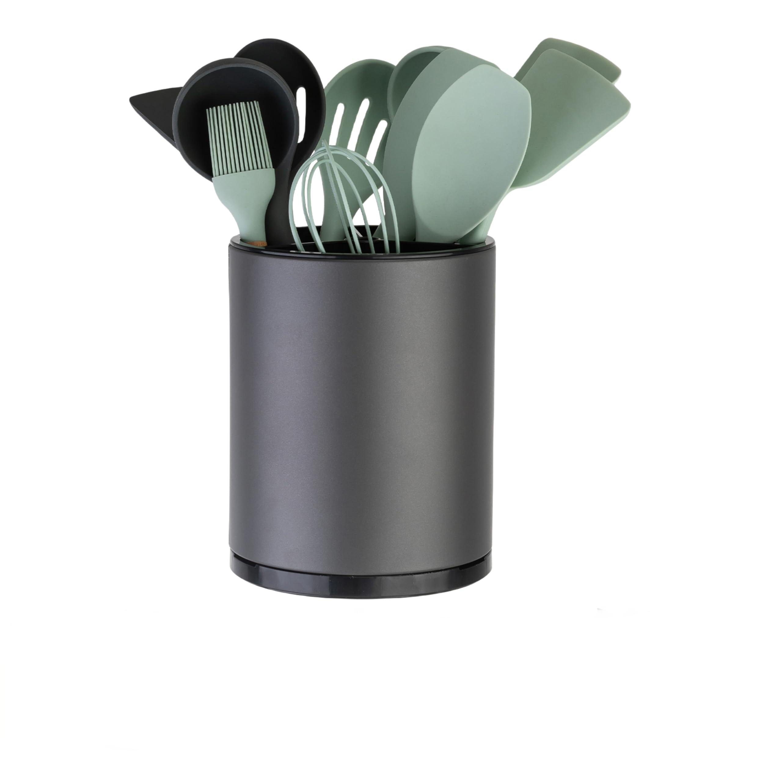 One Allium Way® Kitchen Utensil Rack Extra Large 360° Rotation 3 ...