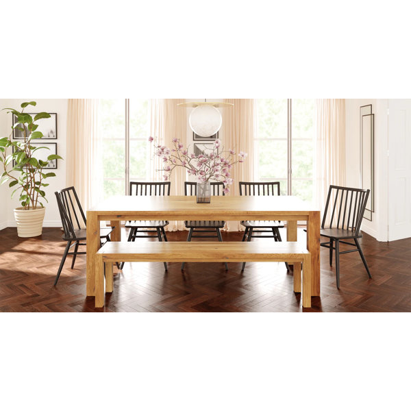 AllModern Baldemar 71" Solid Oak Bench & Reviews | Wayfair