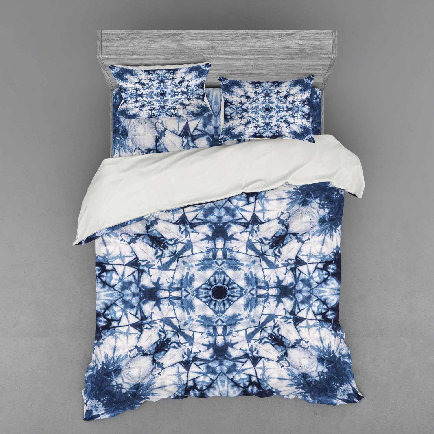Ambesonne Psychedelic Indigo Microfiber Eclectic Duvet Cover Set | Wayfair