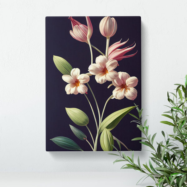 Marlow Home Co. XC1022-1767X Daring Flowers - Wrapped Canvas Print ...