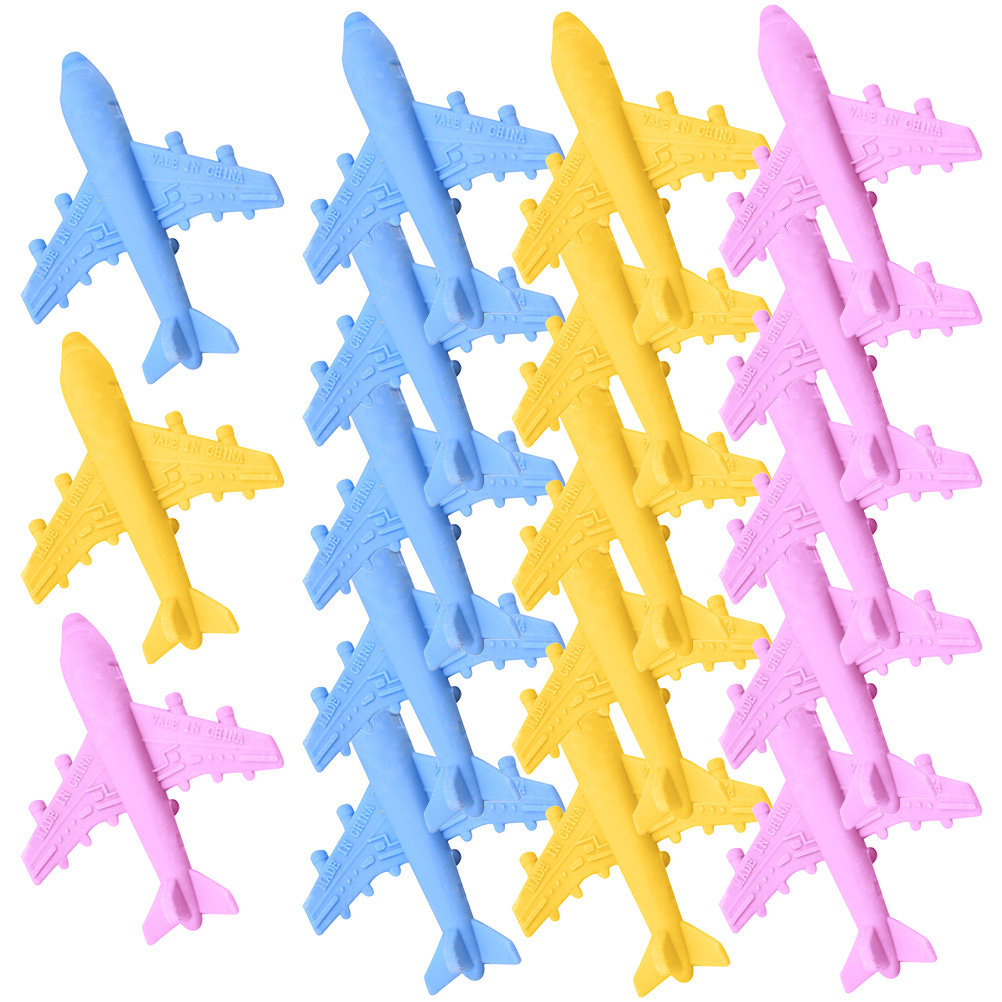 17 Stories 18Pcs Airplane Erasers Student Stationery Cartoon Rubbers ...
