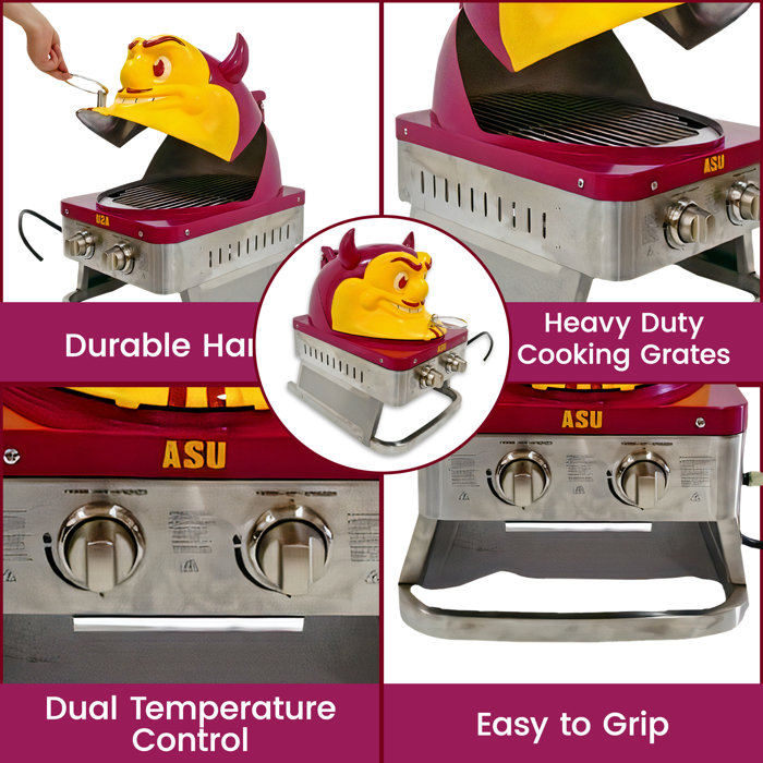 Mascot-Grills.com ASU Sun Devil Portable Liquid Propane Gas Grill | Wayfair