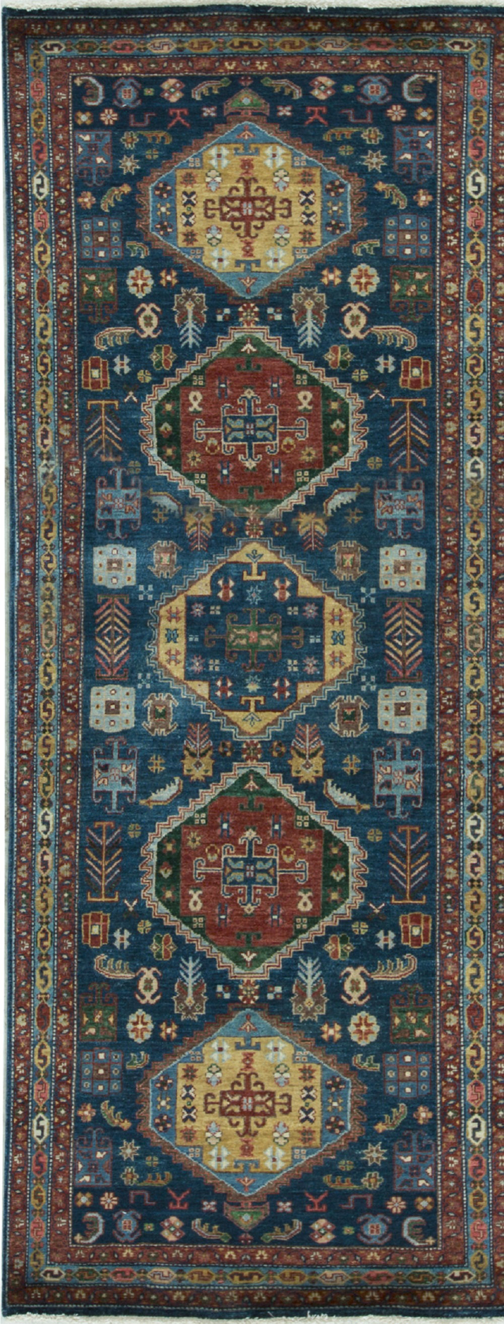 Bokara Rug Co., Inc. Hand-Knotted High-Quality Blue and Light Blue ...