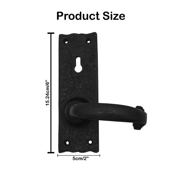 Mystic Colonial Hardware Hardware Large Iron Complete Entry Set with ...