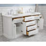 Willa Arlo™ Interiors Bruning 72" Carrara Quartz Countertop Bath Vanity ...