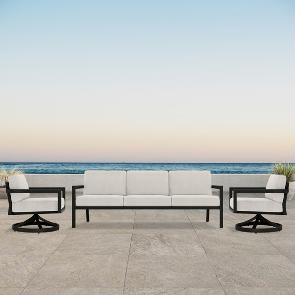 Ebern Designs Garan 3 Piece Sofa Set Without Coffee Table - Wayfair Canada