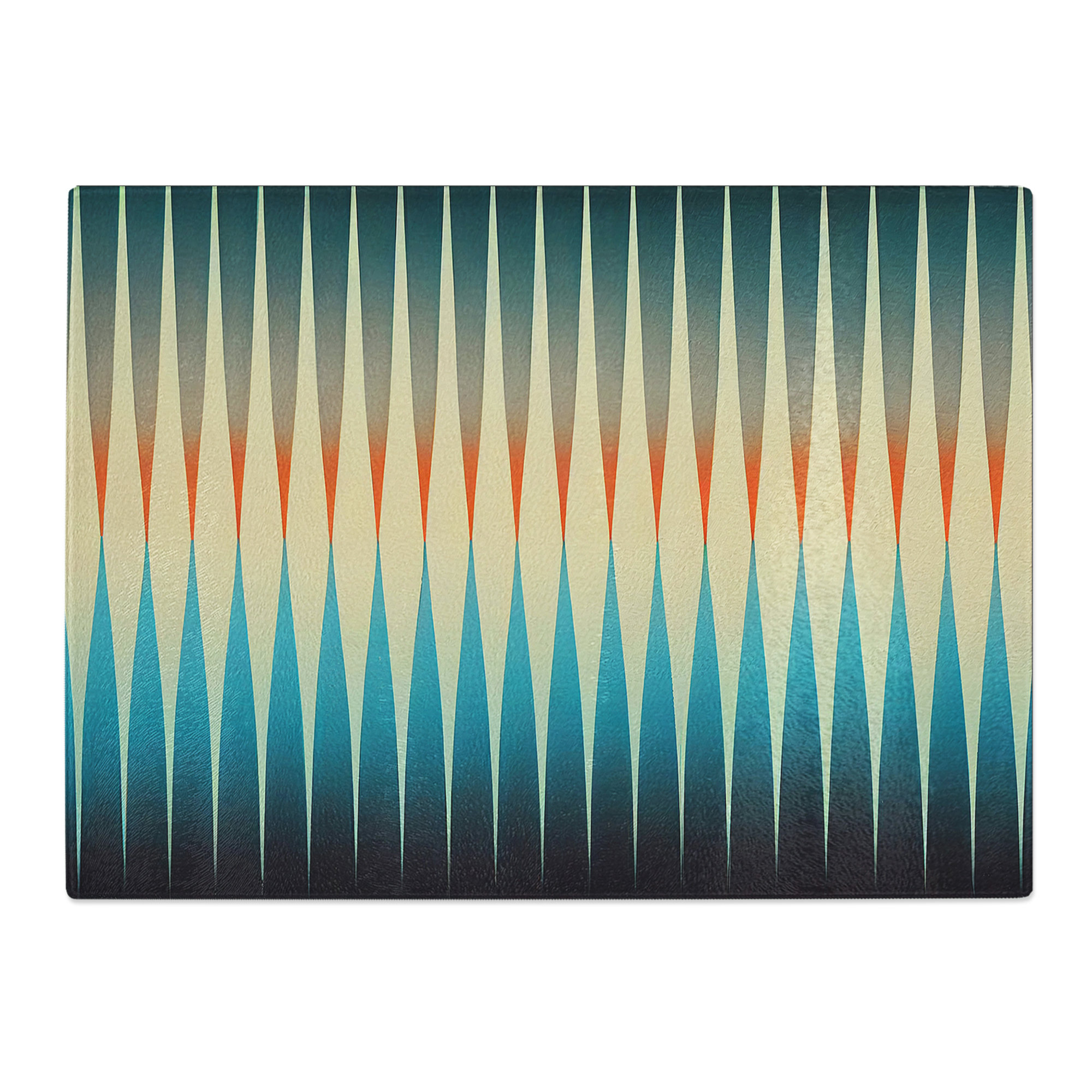 George Oliver Expressive Abstract Art Glass Chopping Board | Wayfair.co.uk