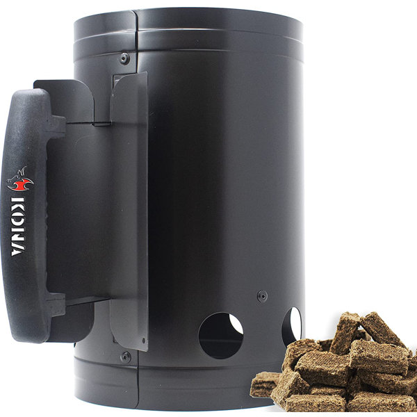 Kona Démarreur de cheminée gris anthracite - Wayfair Canada