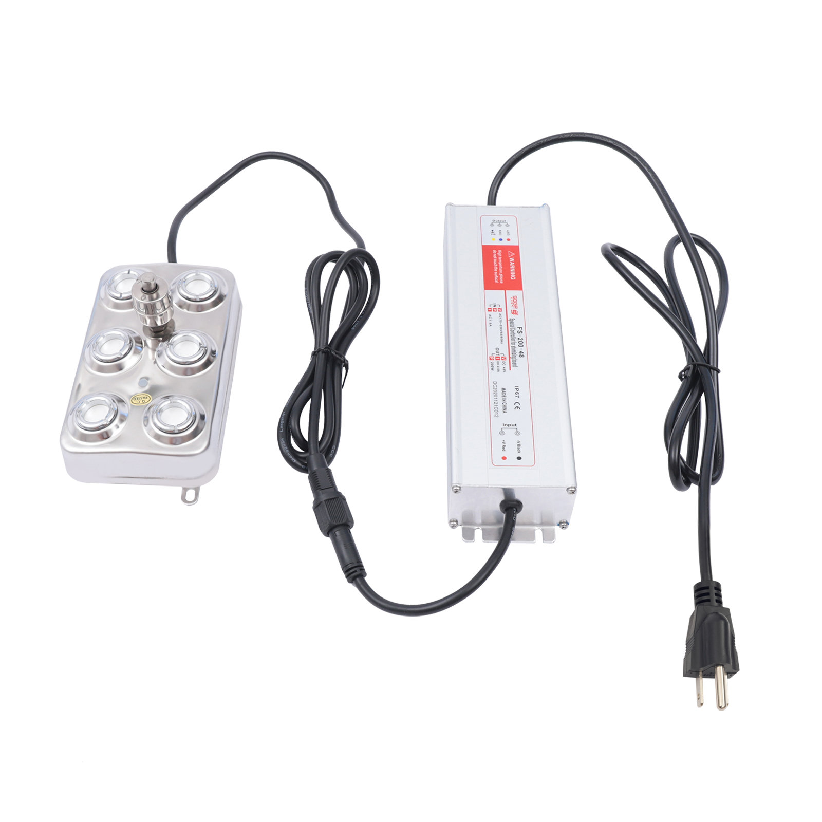 Wrought Studio™ Benzley Ultrasonic Mist Maker 6 Head Fogger Fountain ...