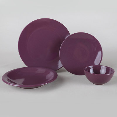 purple microwave set