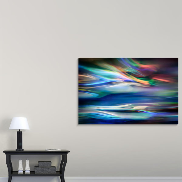 Wade Logan® 'Blue Lagoon' Graphic Art Print on Canvas & Reviews | Wayfair