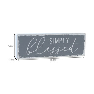 Trinx Handmade Text Wall Decor | Wayfair