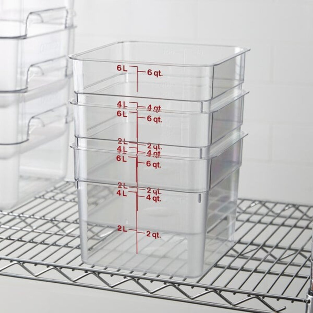 Prep & Savour Choice 12?Qt Clear Polycarbonate Food Storage Container ...